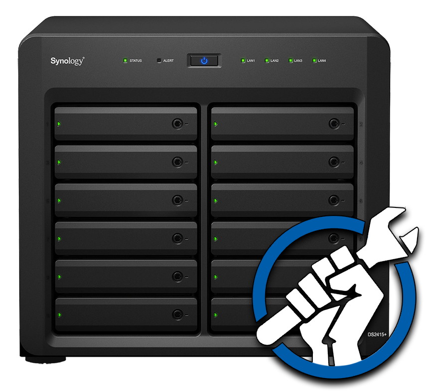 Synology DS2415+ NAS Repair Service – Nick's Electronic Repair